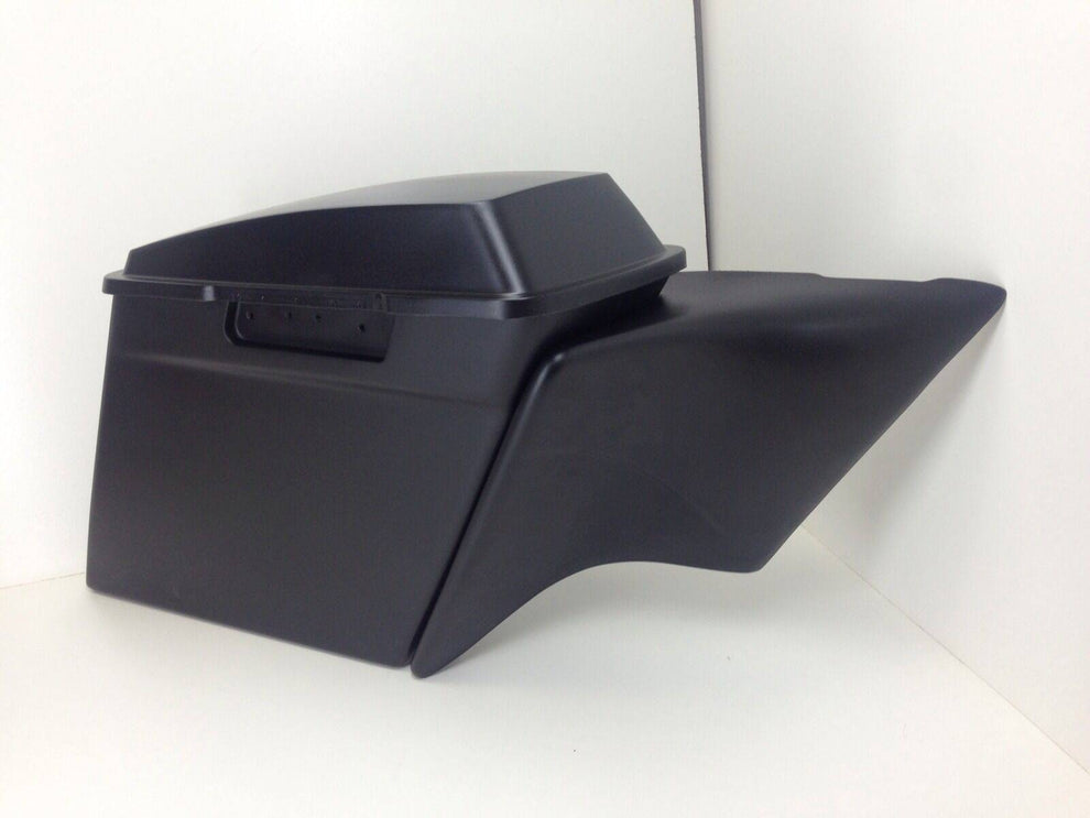 Harley Davidson 4" Stretched Side Covers for Dual Exhaust 1997-2008 ...